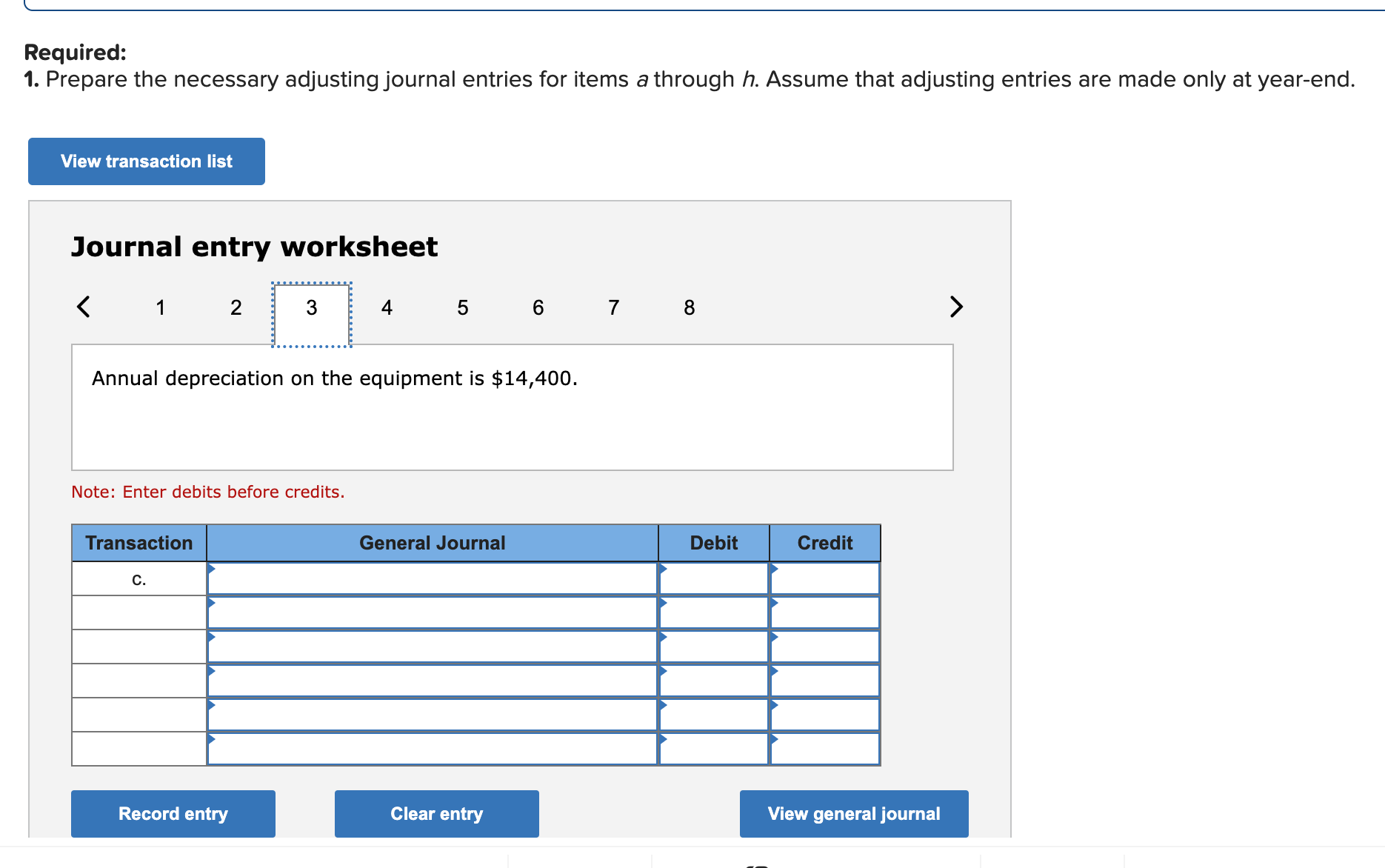 Solved Required: 1. Prepare the necessary adjusting journal | Chegg.com