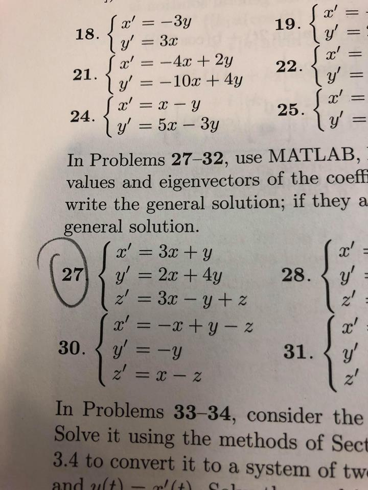 Solved 27 Use Matlap Maple Or Mathematica To Find The 
