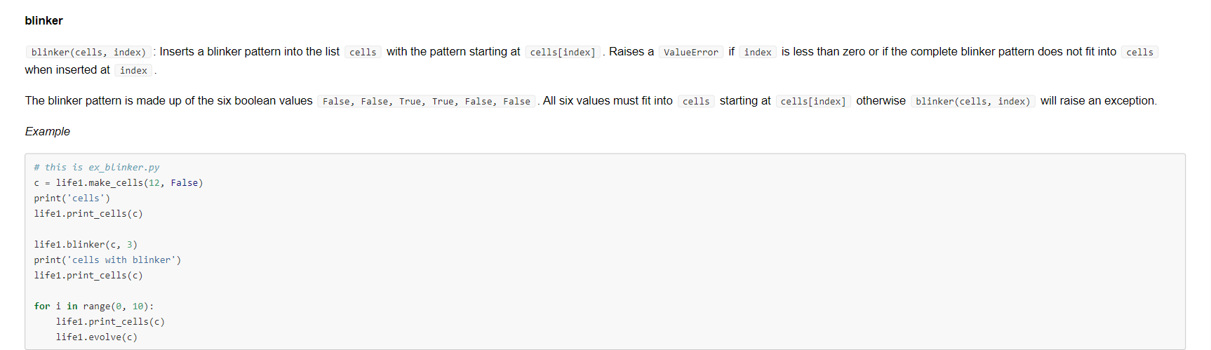 The 1-dimensional Game of Life occurs on a list of | Chegg.com
