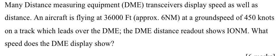 Solved Many Distance measuring equipment (DME) transceivers | Chegg.com