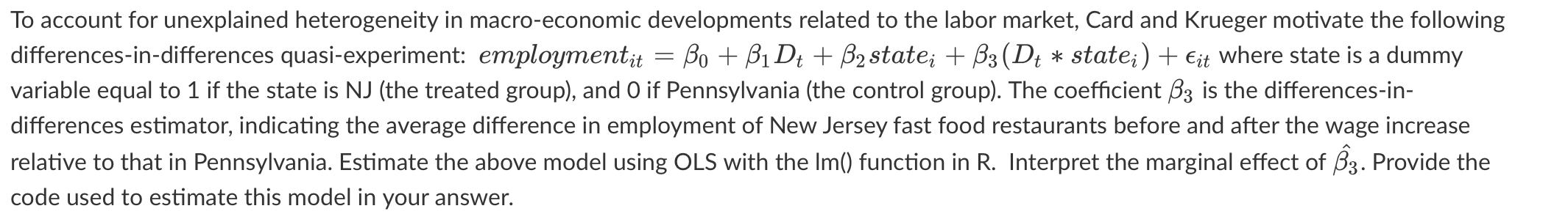 Solved To account for unexplained heterogeneity in | Chegg.com