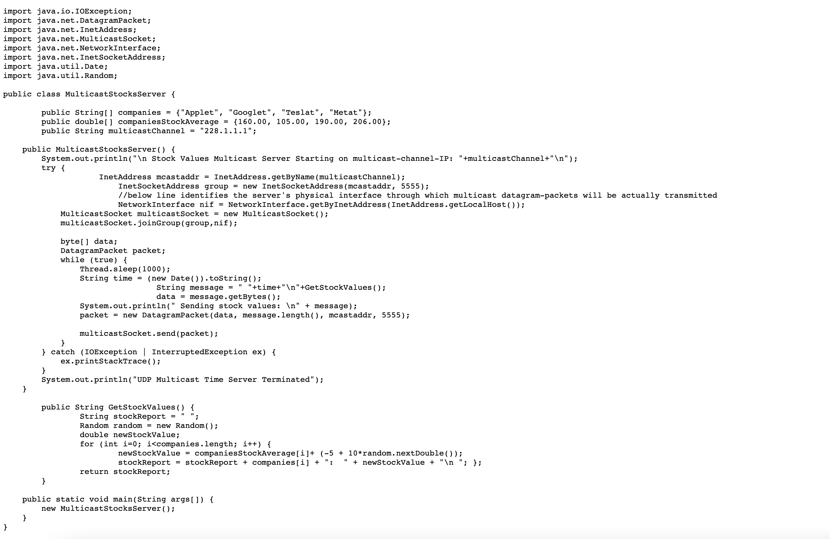 Solved Multicast System for Stock-Index Dissemination Alice | Chegg.com