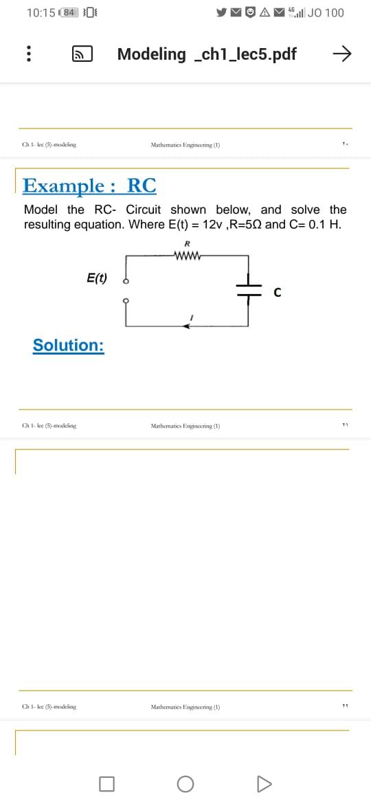Solved 10:15 841 0 AV. JO 100 : Modeling _chi_lec5.pdf Ch | Chegg.com