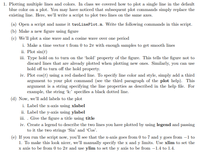 Solved Can someone help me with these Matlab problems? I'm | Chegg.com