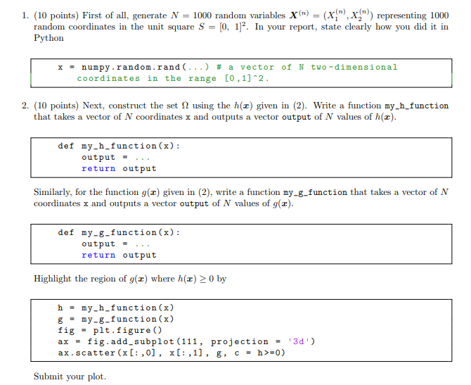 Use python please. | Chegg.com