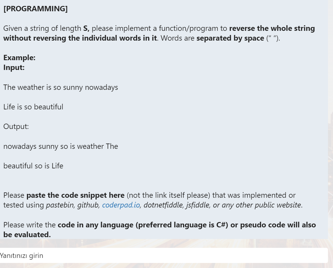 Solved Given a string of length S, please implement a | Chegg.com