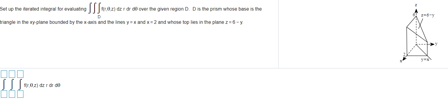 Solved Set up the iterated integral for evaluating SS for | Chegg.com
