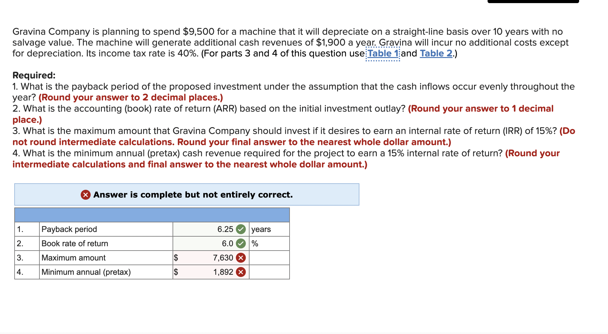 Solved Gravina Company is planning to spend $9,500 for a | Chegg.com
