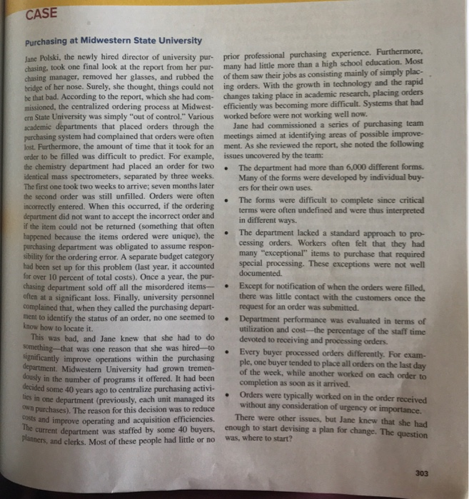 Solved can you provide a problem statement for Purchasing at | Chegg.com