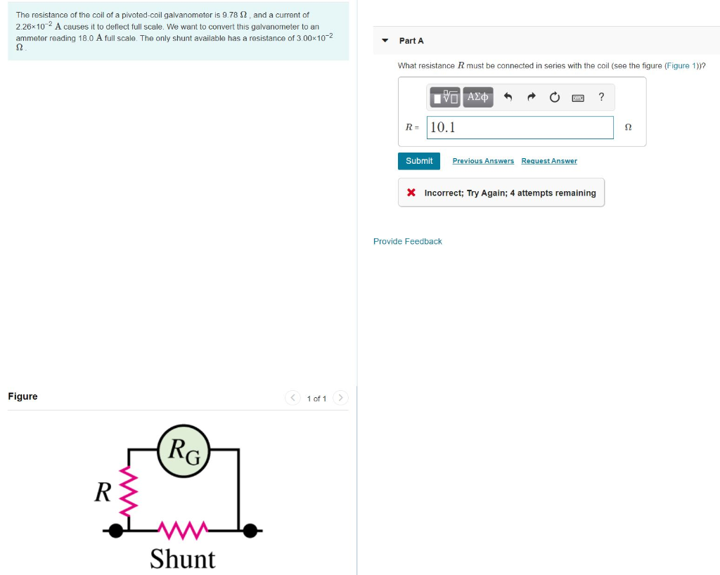 Solved The resistance of the coil of a pivoted-coil | Chegg.com