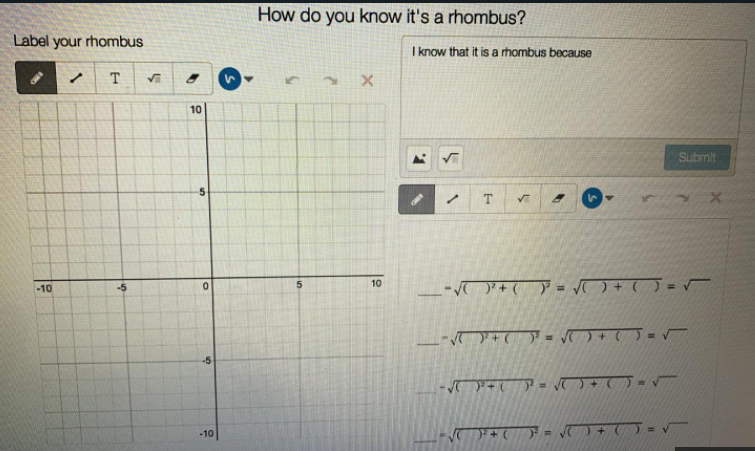 Solved How do you know it's a rhombus? Label your rhombus I | Chegg.com