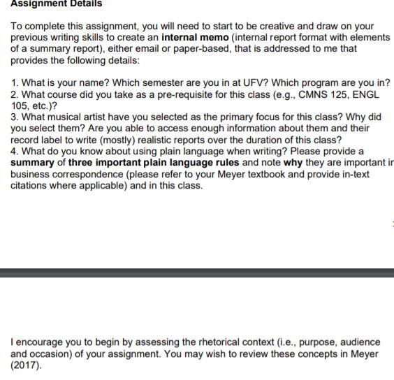 Assignment Details To complete this assignment, you | Chegg.com