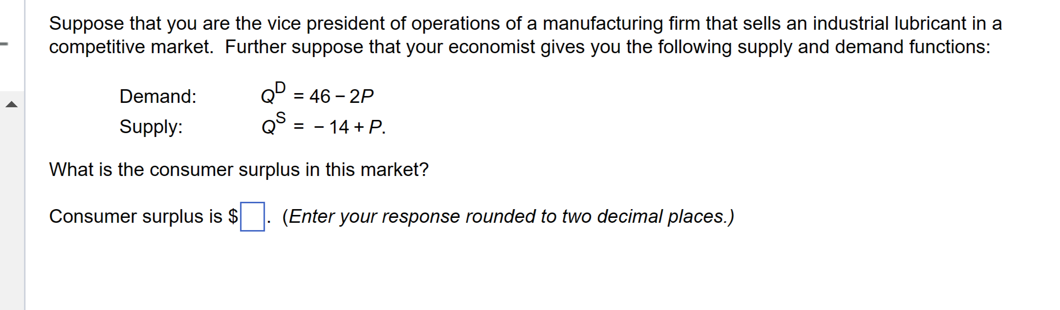 Solved Suppose that you are the vice president of operations | Chegg.com