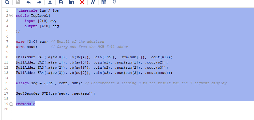 Instructions Open your full adder from previous | Chegg.com
