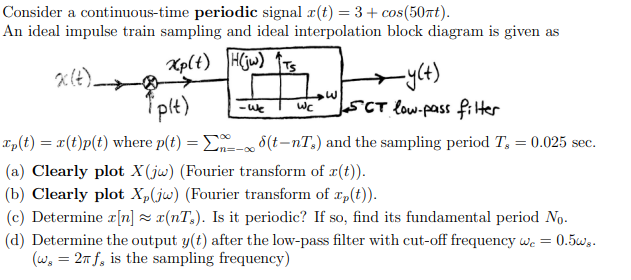 Solved Consider a continuous-time periodic signal | Chegg.com