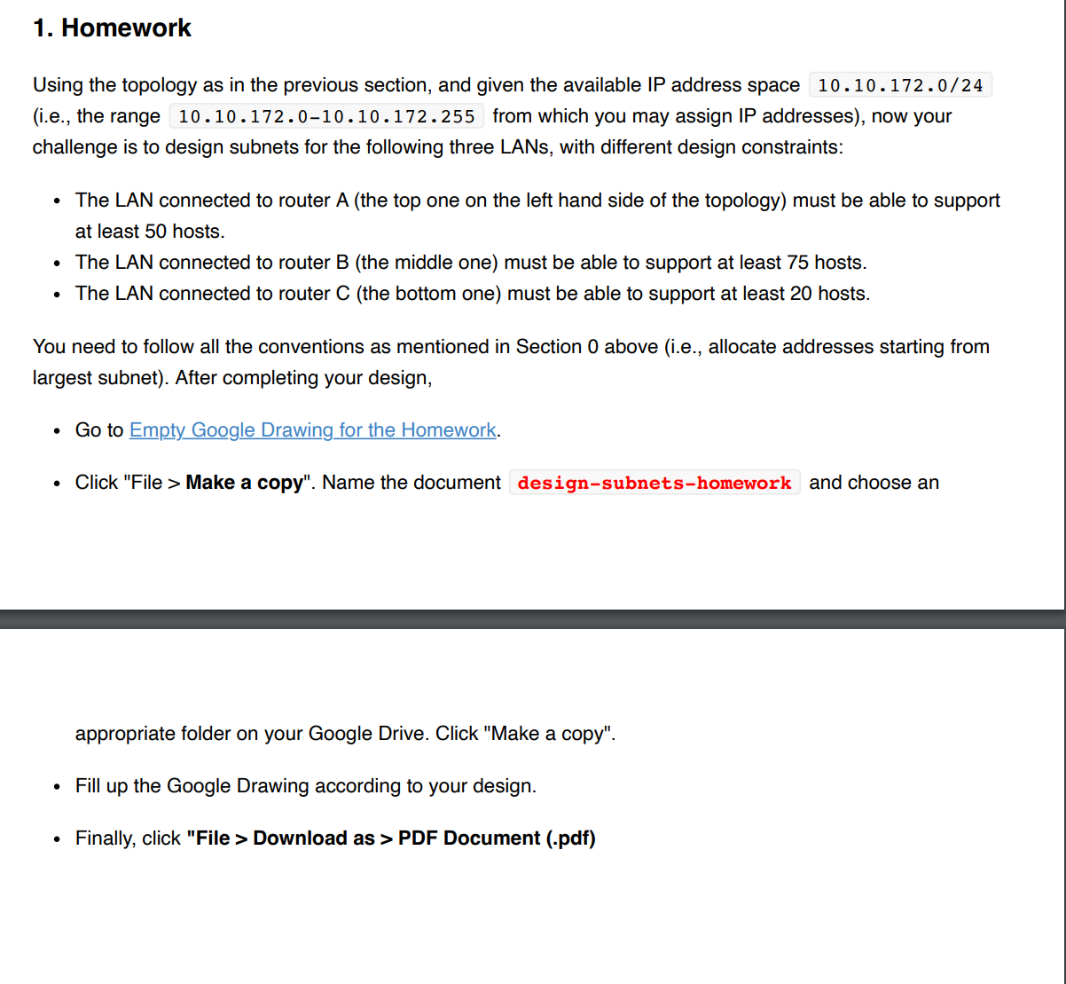 Solved Using the topology as in the previous section, and | Chegg.com