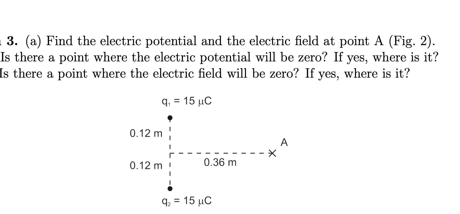 Solved 3. (a) Find the electric potential and the electric | Chegg.com