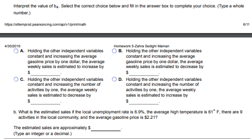 Solved 3. In working tor a local retal store, you have | Chegg.com