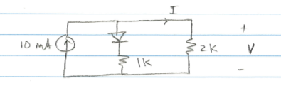 Solved Using the CVD model, find the values of I and V. | Chegg.com