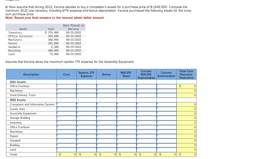 Solved Karane Enterprises, a calendar-year manufacturer | Chegg.com