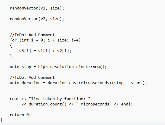 Solved \\#include using namespace std::chrono; using | Chegg.com