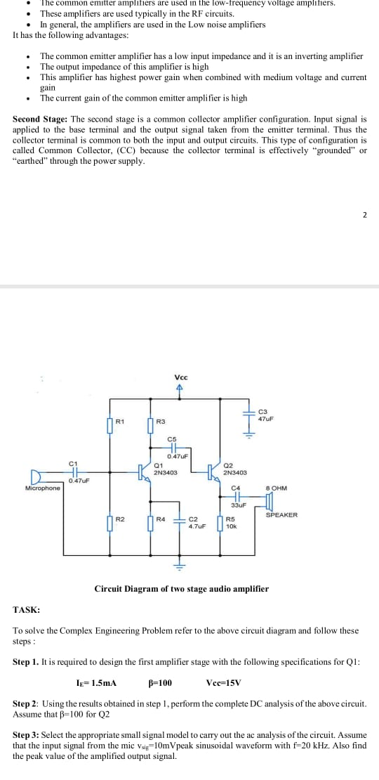 Problem Statement: Amplifier is the generic term used | Chegg.com