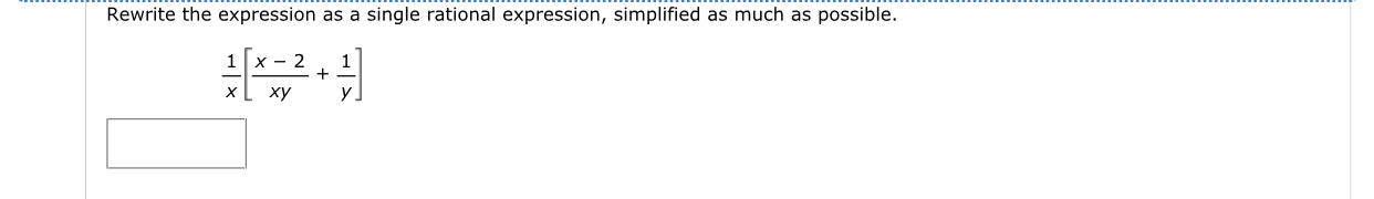 Solved Rewrite the expression as a single rational | Chegg.com