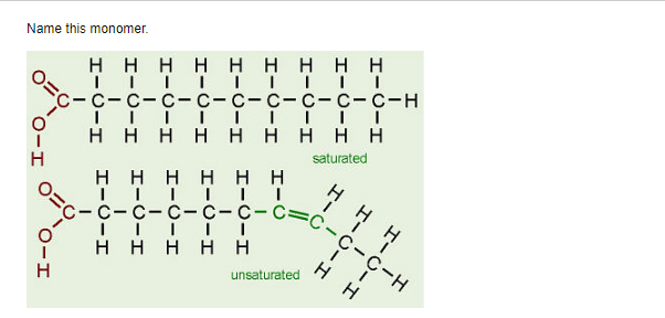 Solved Name this monomer. | Chegg.com