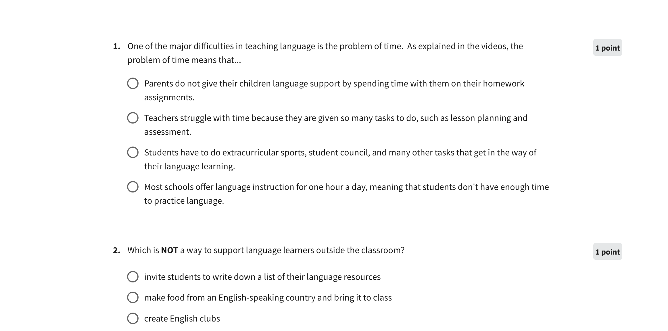 1. Which are examples of learning? (Check all that | Chegg.com