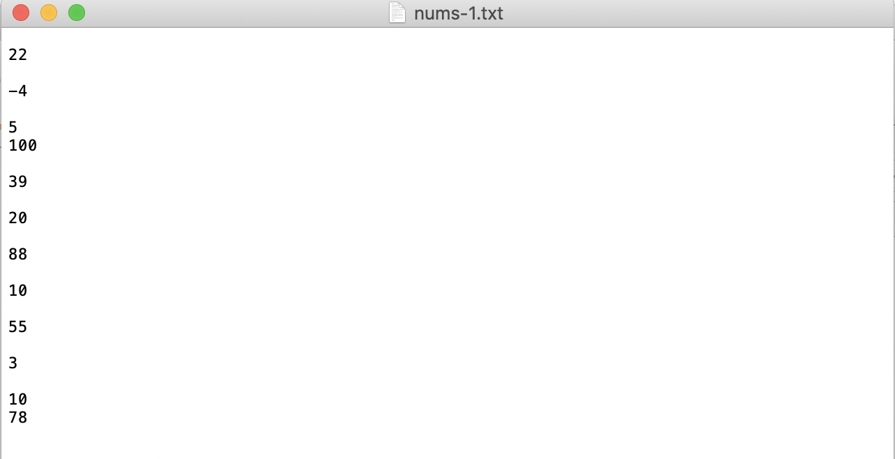Solved Write A Program That Reads Numbers From A File Named 5232