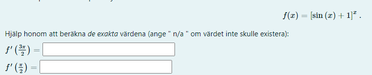 Solved calculate the exact values, give n/a if the values | Chegg.com