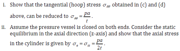 Lame's problem (annular region of radii a and b with | Chegg.com