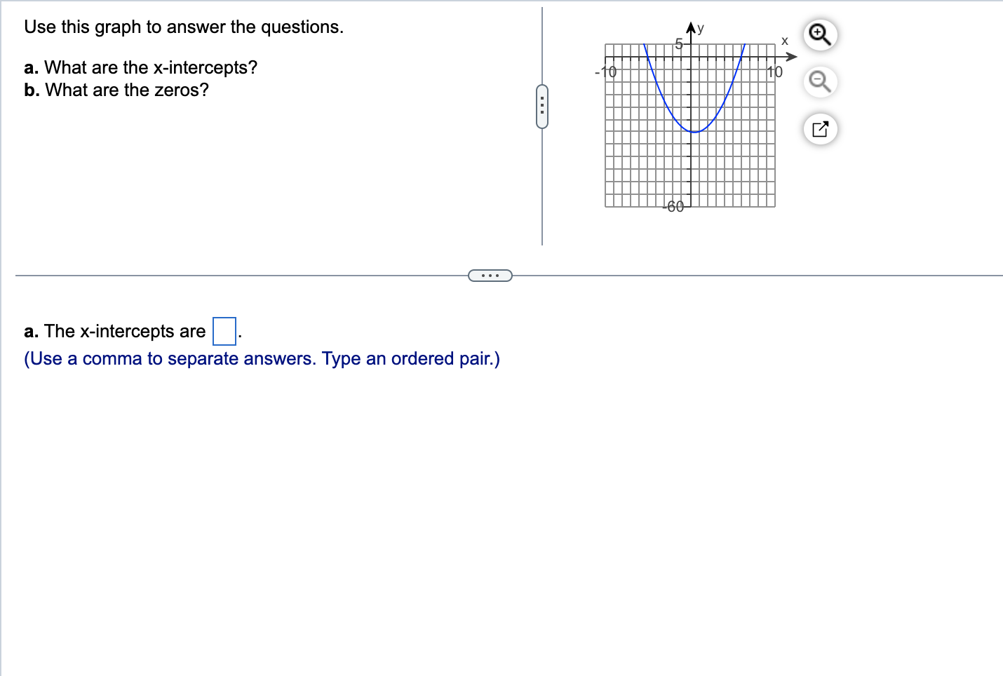Solved Use this graph to answer the questions. a. What are | Chegg.com
