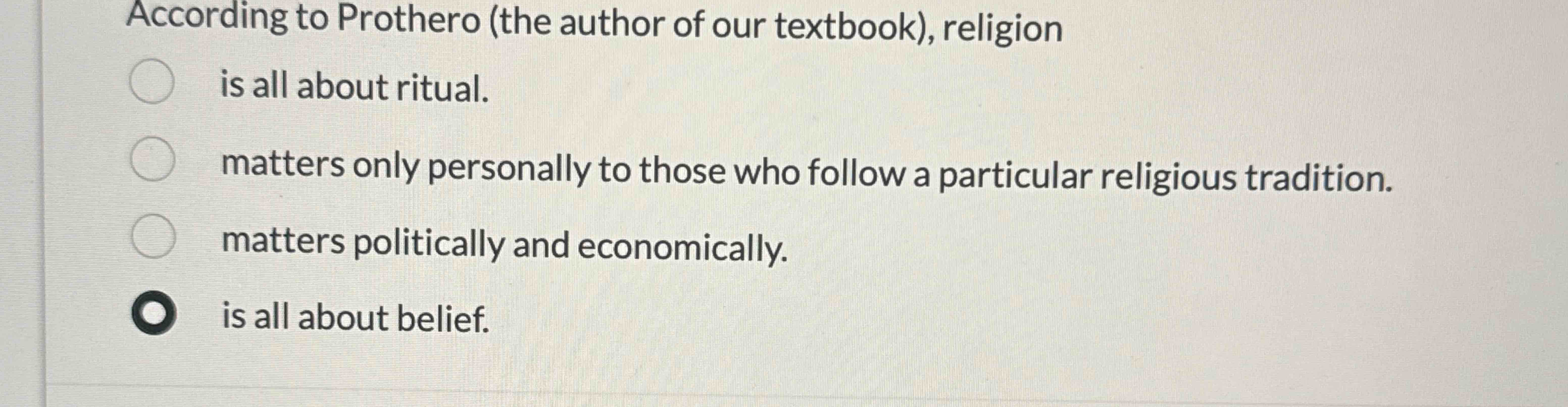 Solved According to Prothero (the author of our textbook), | Chegg.com