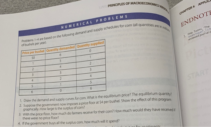 Solved PRINCIPLES OF MACROECON OMİCS NUMERICAL PROBLEMS | Chegg.com