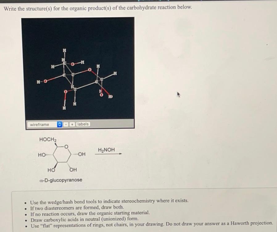 Solved Write the structure(s) for the organic product(s) of | Chegg.com