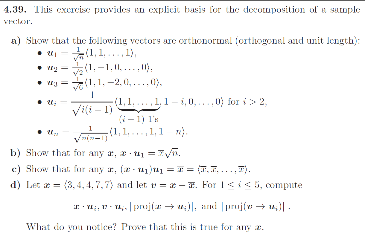 Solved 4.39. This exercise provides an explicit basis for | Chegg.com