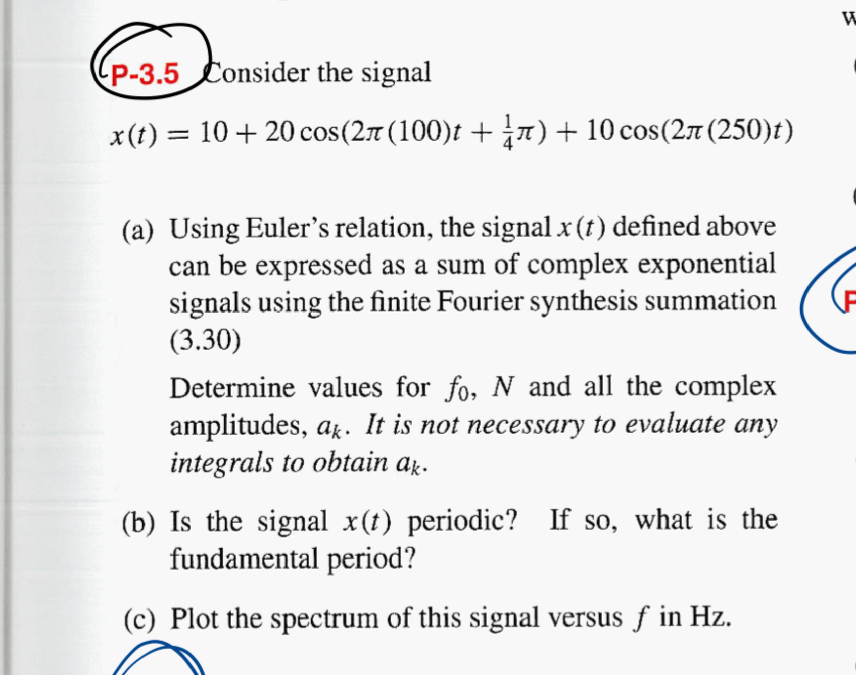 Solved P-3.5 ﻿Consider the | Chegg.com