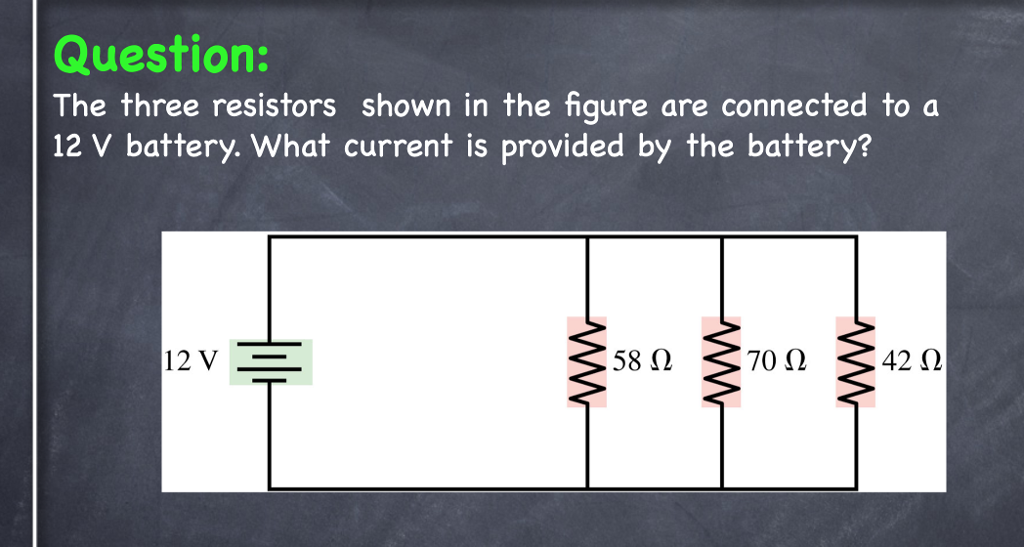 Solved The three resistors shown in the figure are connected | Chegg.com