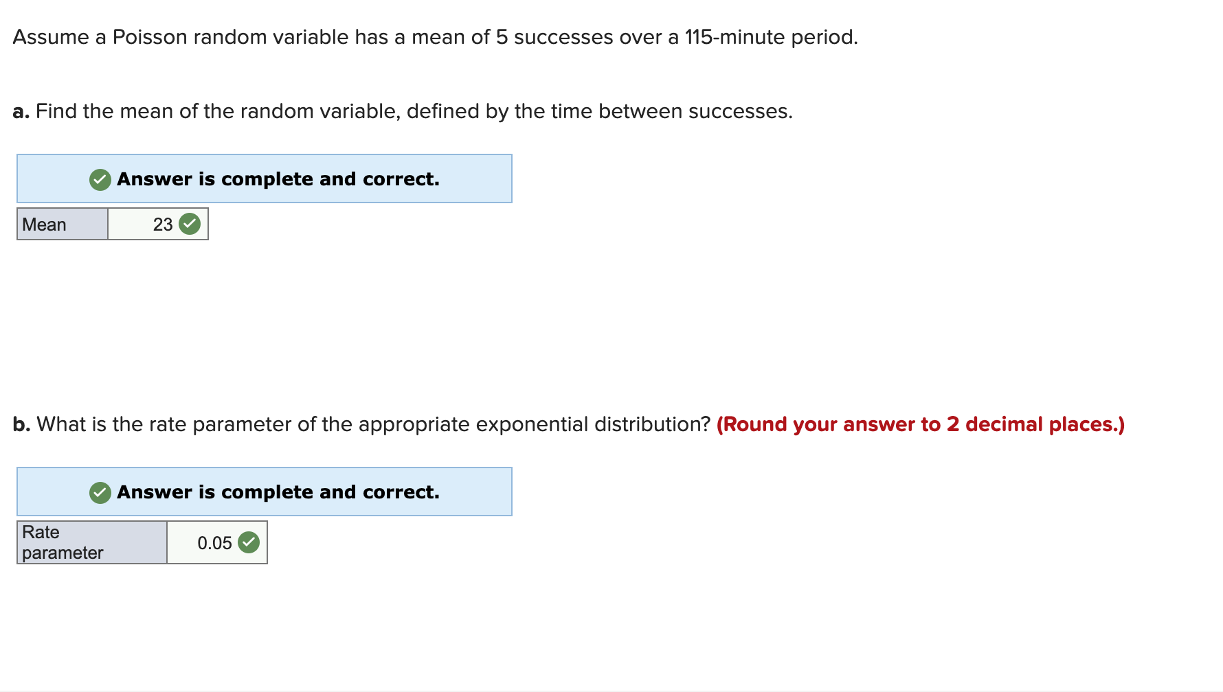 Solved Assume a Poisson random variable has a mean of 5 | Chegg.com