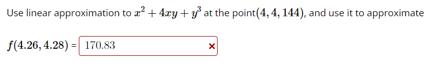 Solved Find the linearization of the function | Chegg.com
