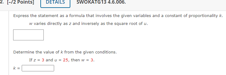 Solved Express the statement as a formula that involves the | Chegg.com