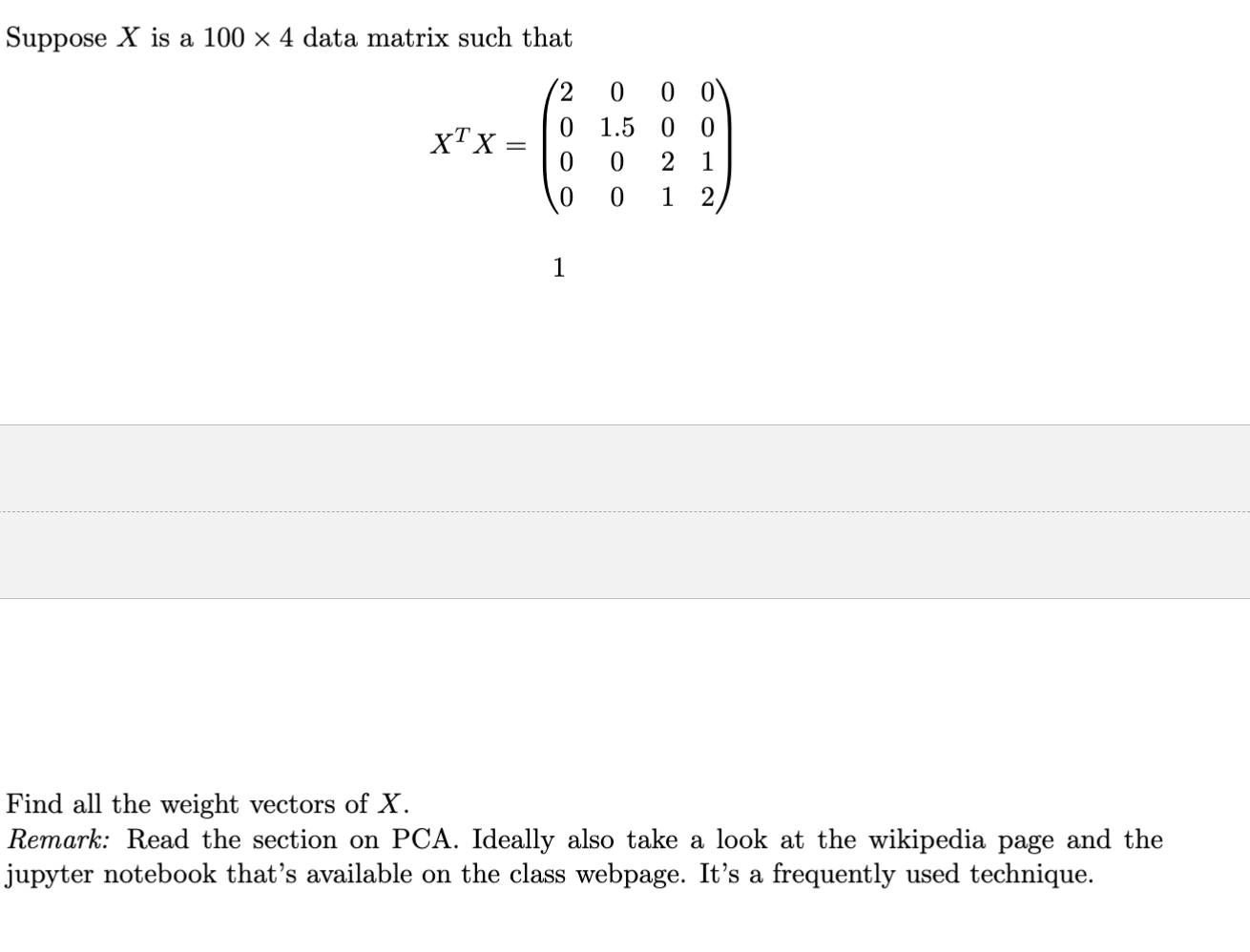 Solved Find all the weight vectors of \( ﻿X \).Remark: Read | Chegg.com