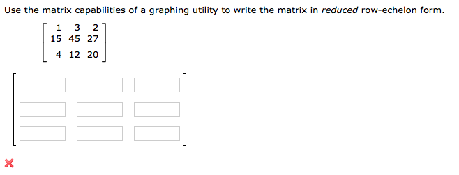 Solved Use the matrix capabilities of a graphing utility to | Chegg.com