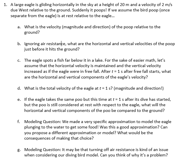 Solved Need to use kinematic equations in terms of final x y | Chegg.com
