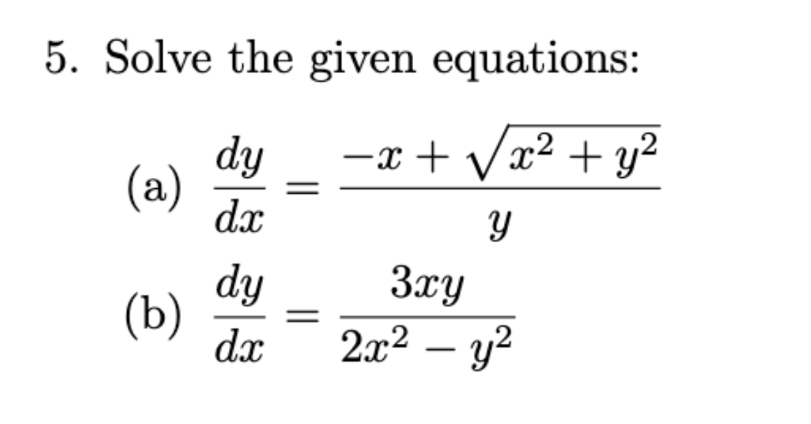 Solved Please Help!Solve the given | Chegg.com