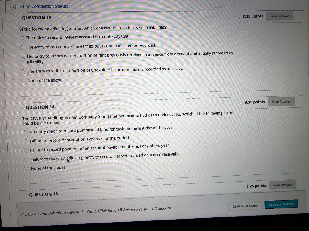 Solved QUESTION 7 3.25 points Save Answer Use the following | Chegg.com