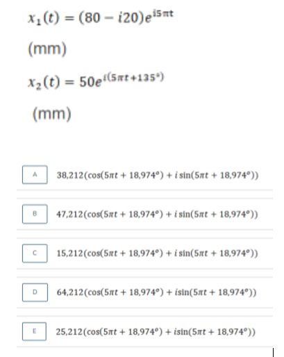 Solved Calculate the resultant vector of these vibrations | Chegg.com