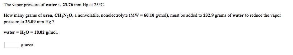 Solved The vapor pressure of diethyl ether (ether) is 463.57 | Chegg.com