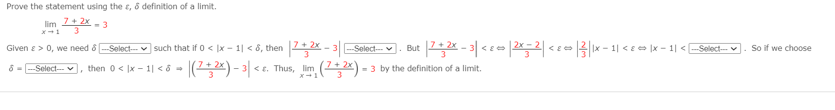 Solved Prove the statement using the ε, 8 definition of a | Chegg.com